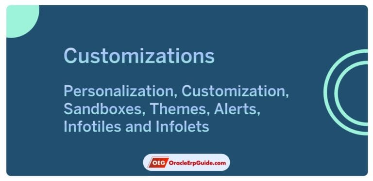 [webinar] Customizations In Oracle Fusion Cloud Portal