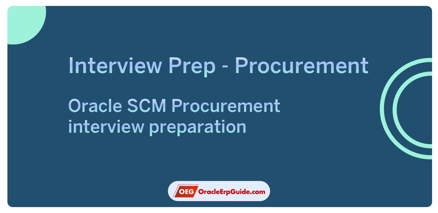 [Webinar] SCM Procurement Interview Preparation – Portal ...