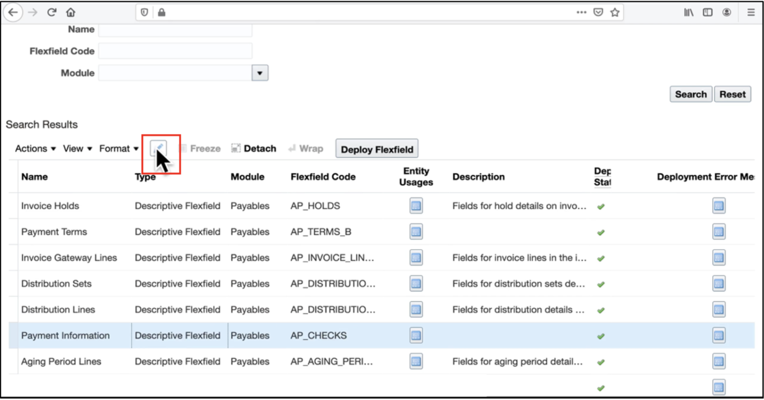 Set Up Descriptive Flex Fields: Payments – Portal | OracleErpGuide.com